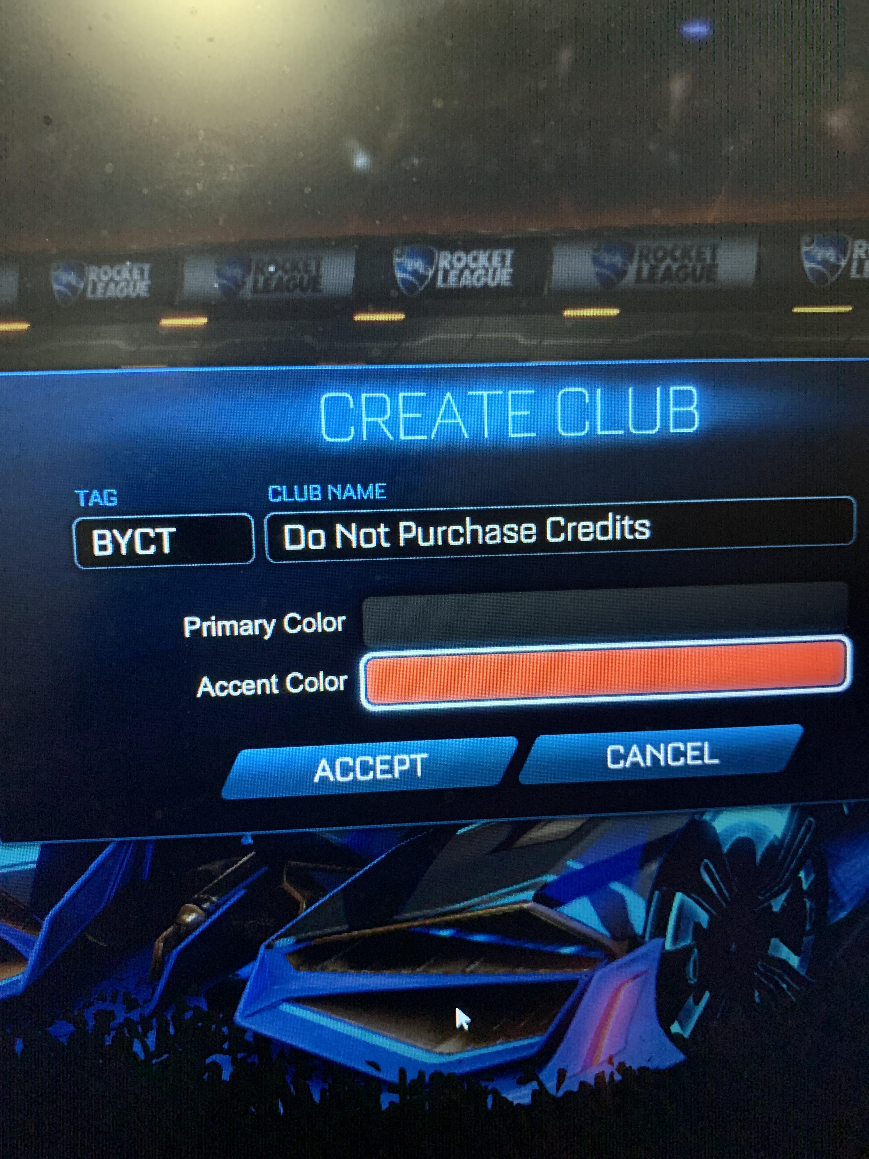 Cool Clan Names For Rocket League